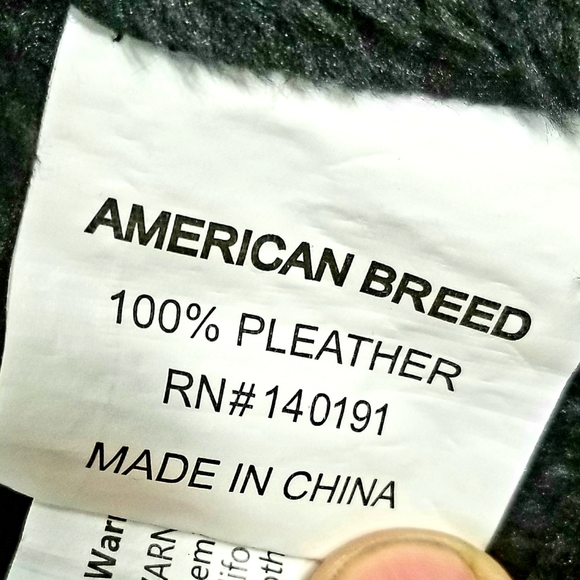American Breed | Jackets & Coats | American Breed Pleather Mens Bomber ...